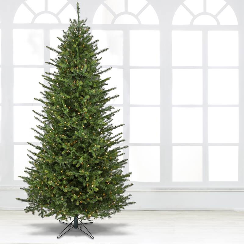 7.5' LED Slim Telluride Tree 1327T 52"D 700L - Overstock - 29056952